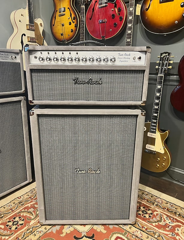 2021 Two Rock Silver Sterling Signature 100 Watt Head & 2x12 | Reverb