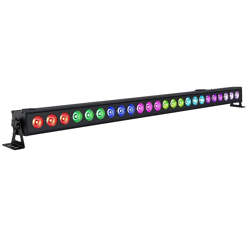LED Stage Wash Light Bar: 24LEDs 96W 4in1 RGBA DJ Light Bar | Reverb