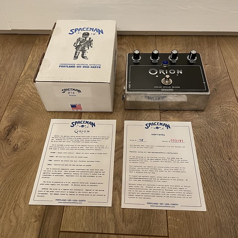 Spaceman Effects Orion Reverb | Reverb
