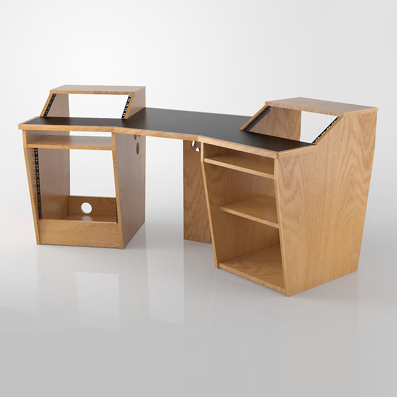 StudioRacks - Music Studio Desk 003 - Oak | Reverb UK