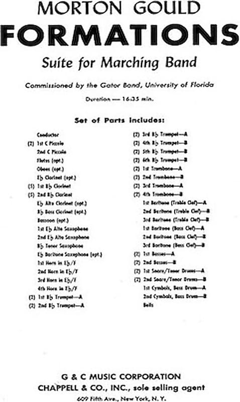 Formations - Suite for Marching Band | Reverb
