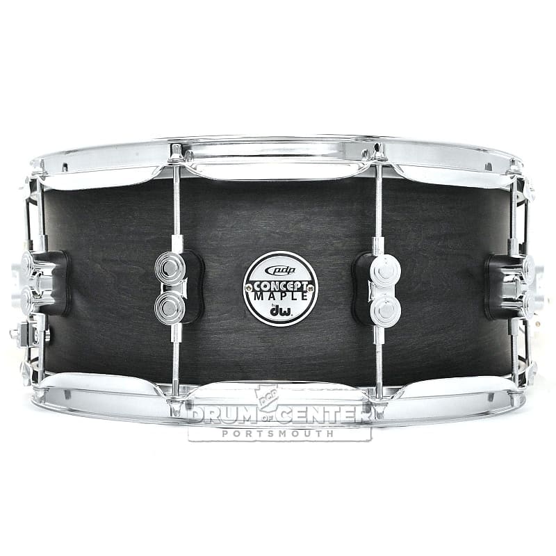 PDP 10ply Maple Snare Drum 14x5.5 Black Wax | Reverb