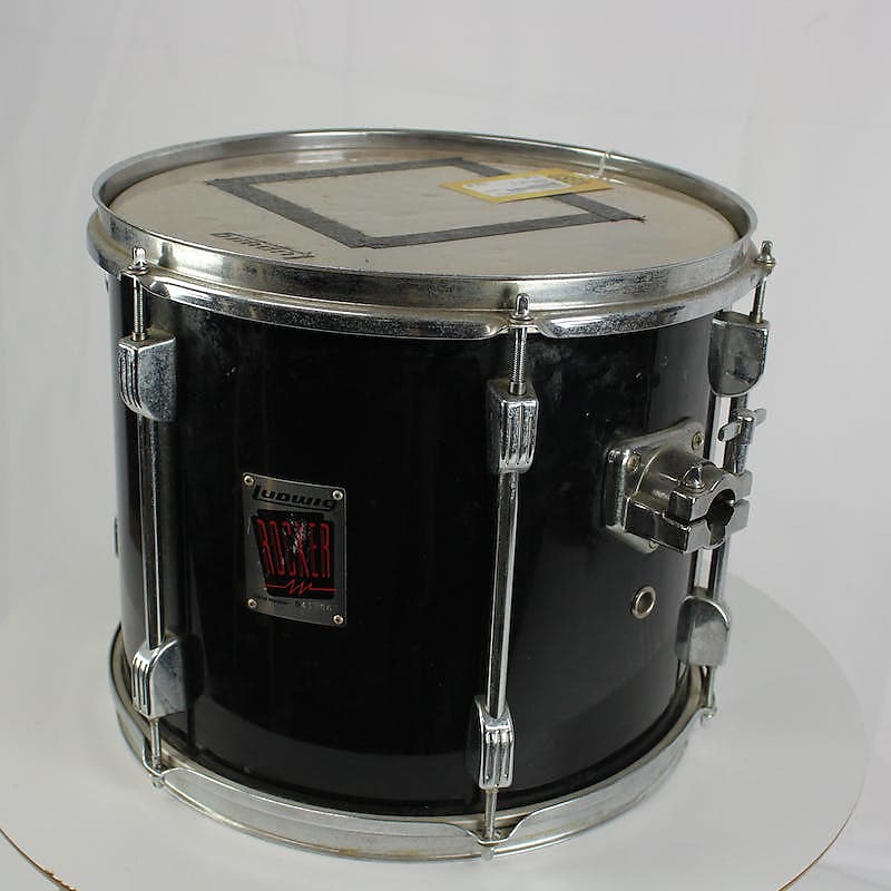 Used Ludwig ROCKER TOM 12 Single Drums 12" Black | Reverb