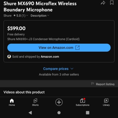 Shure Mx690 2015 | Reverb