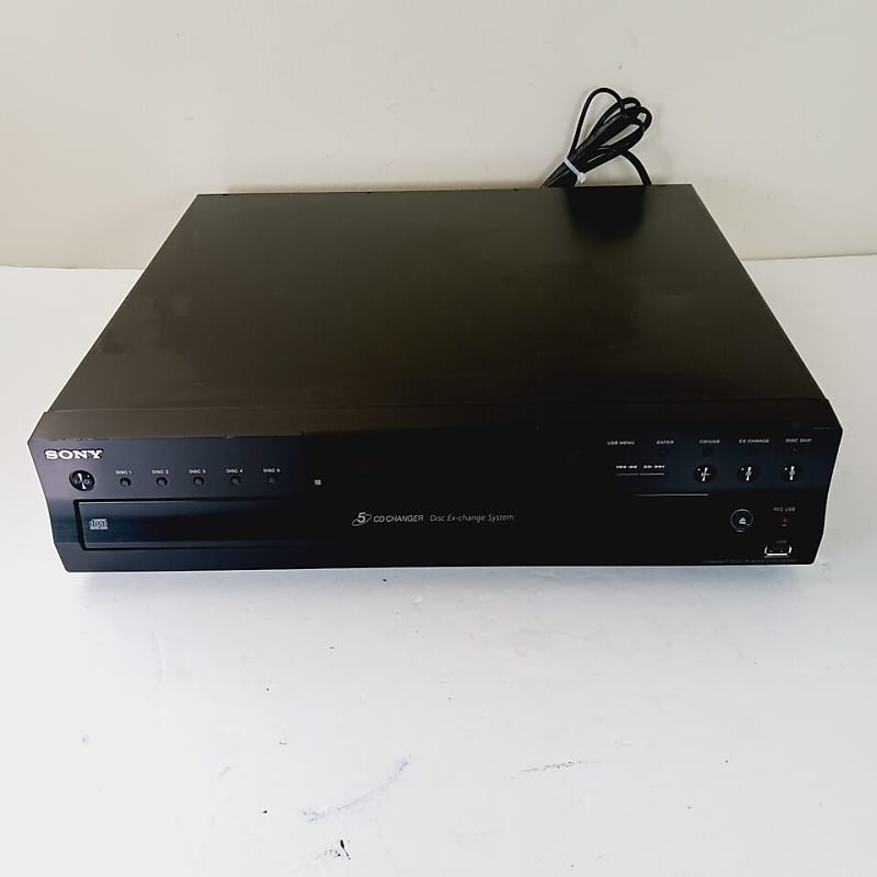 Sony CDP-CE500 CD Player 5 Disc Changer USB Record - NO | Reverb