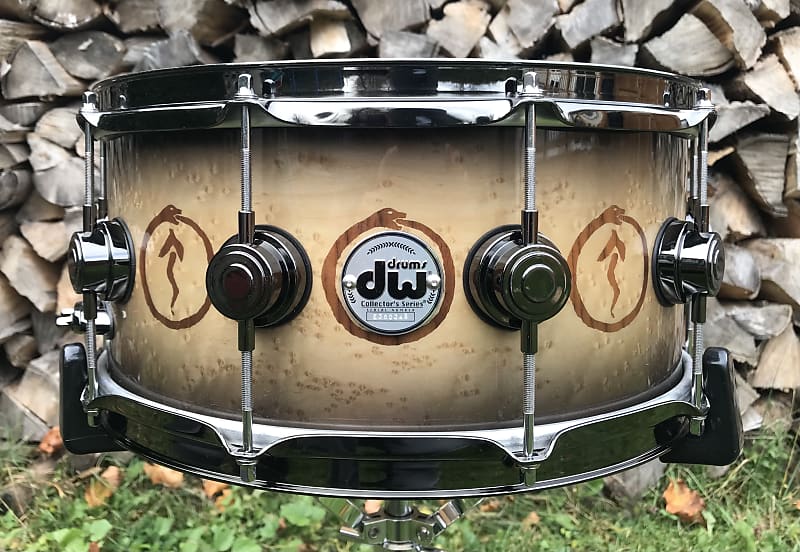 DW 14x6.5’’ Neil Peart Snakes & arrows Birdseye maple snare | Reverb