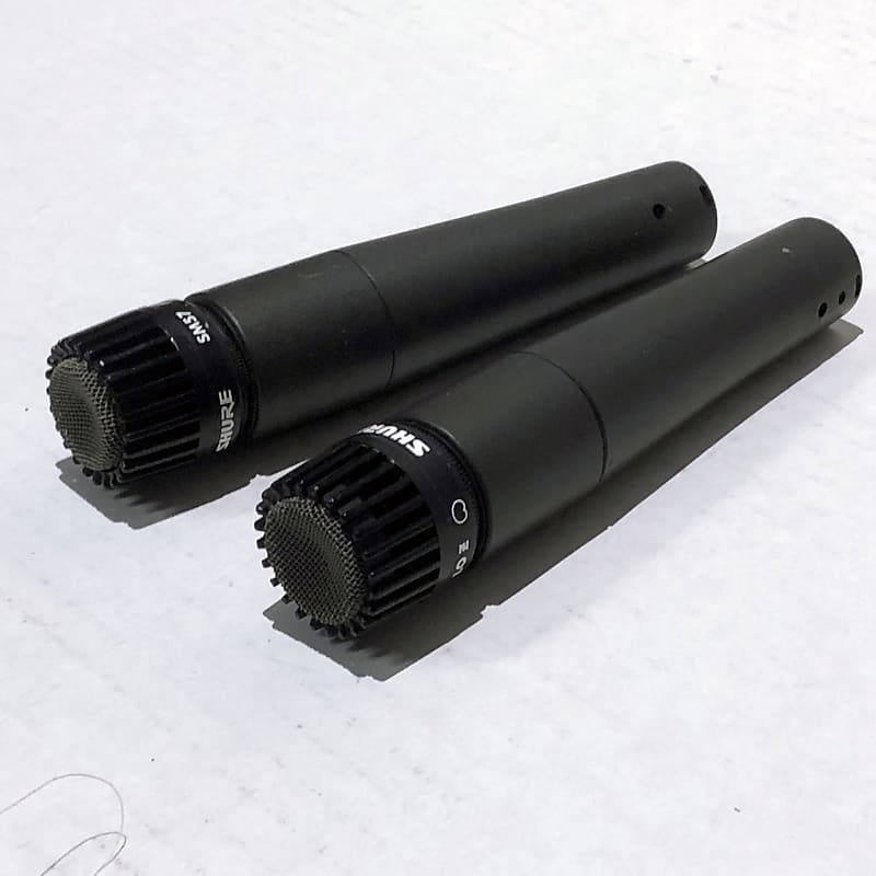 (2) Shure SM57 Microphones - (2 Mic Package) | Reverb