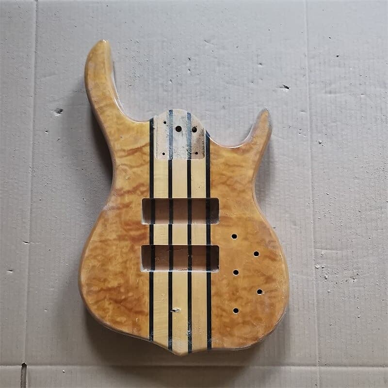 Quilted Maple Top Electric Bass Guitar Body | Reverb