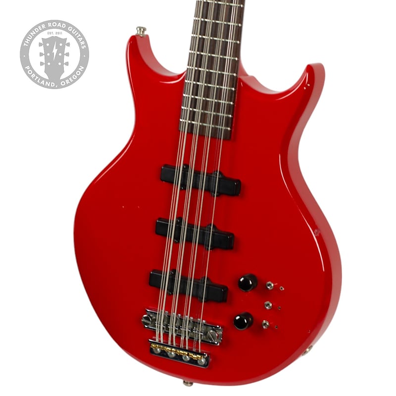 1980s Hamer Custom 12-String Bass Deep Red w/30" | Reverb Australia