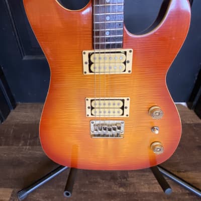 Mark Erlewine Automatic 80’s Flame Cherry Sunburst | Reverb