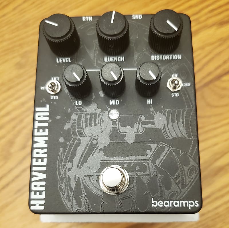 Bear Amps Heavier Metal distortion pedal with original box | Reverb