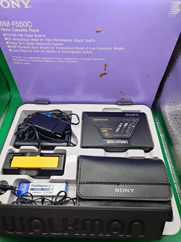 Professionally Restored Complete Sony Walkman WM-F550C 1988 | Reverb