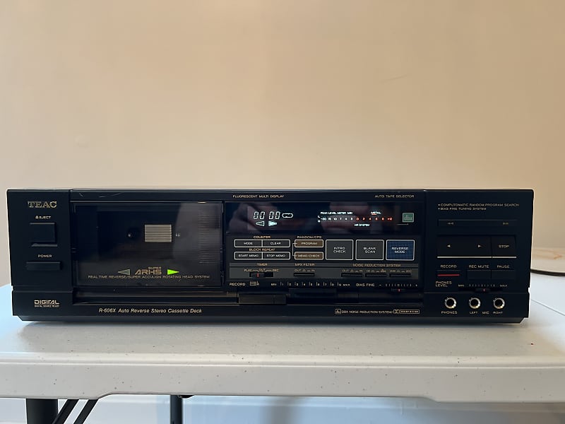 TEAC R-606X Stereo Cassette Deck | Reverb