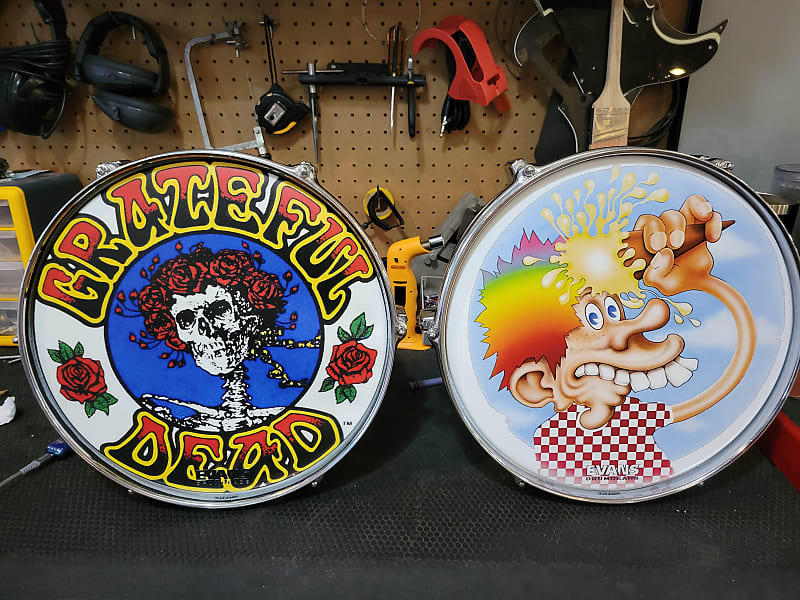 Handmande Grateful Dead Decorative Drums (set) | Reverb