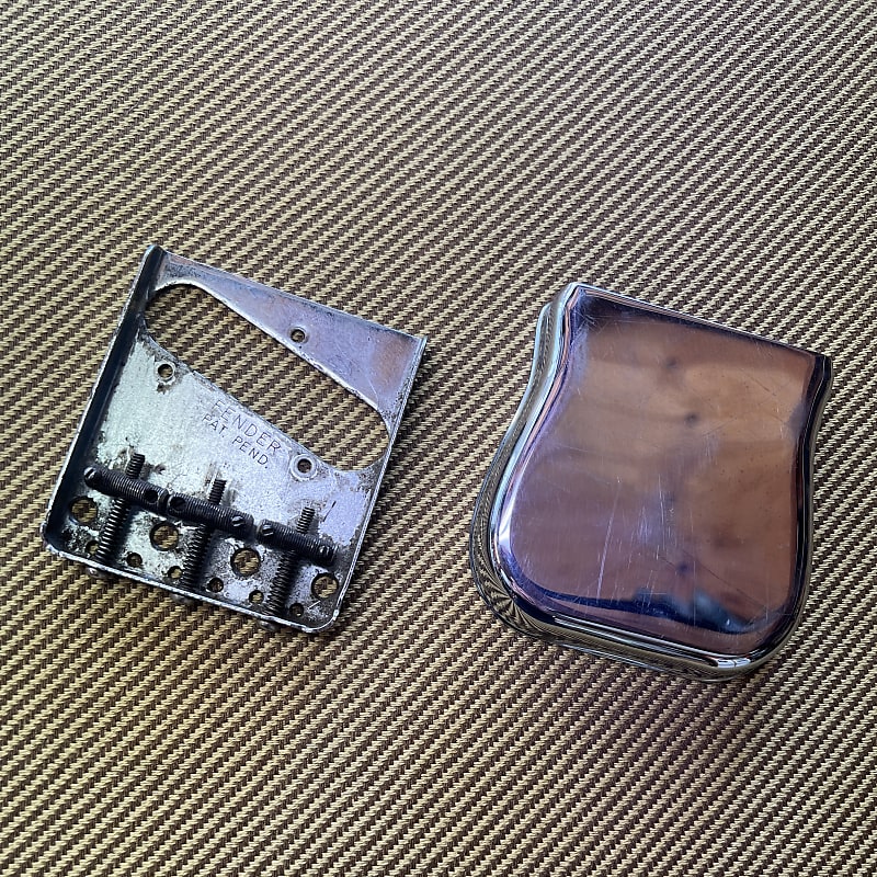 Fender Telecaster 1960 Bridge and AshTray | Reverb