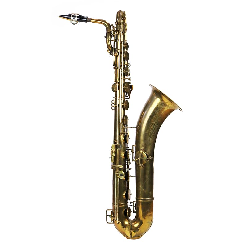 1940 King Zephyr Baritone Saxophone Brass Jazz Band Horn | Reverb