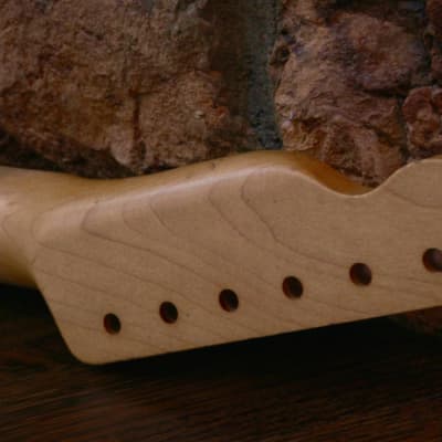 Aged Allparts Tele Neck Nitro Relic Rolled Fingerboard Edges | Reverb