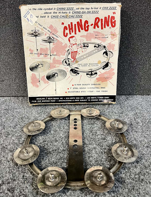 Ralph Kester Ching Ring 7” Drummer Model with Original Box | Reverb