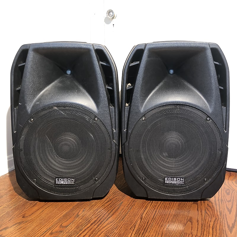 Edison Professional 1505-2500MKV 15" PA Speakers (Pair) | Reverb