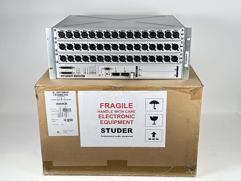Studer Compact Stagebox 16 In x 32 Out Channel w/ Madi | Reverb UK