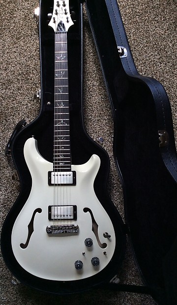 Paul Reed Smith PRS Hollowbody One-Off 2014 Antique White | Reverb