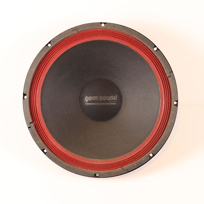 Gem Sound 15" Speaker 2000's Black/Red | Reverb