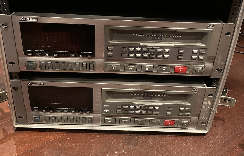 2 Alesis ADAT-XT 18-Bit 8-Track Digital Audio Recorders | Reverb