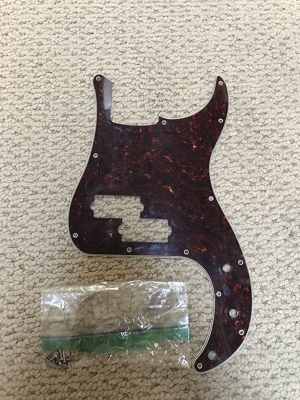 Fender Precision Bass Pickguard 'Tortoise Shell' MIM | Reverb
