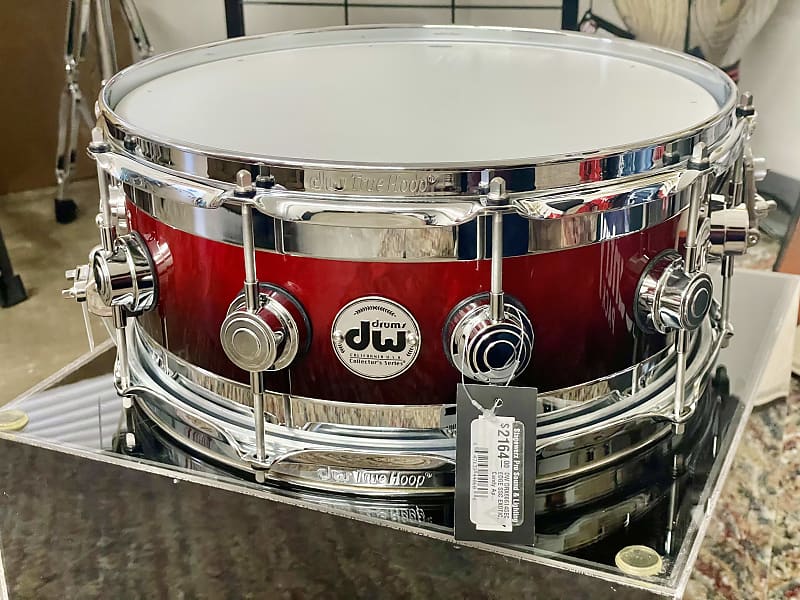 DW DRX60614SEC EDGE SNARE 6x14 - Candy Apple Red To Candy | Reverb