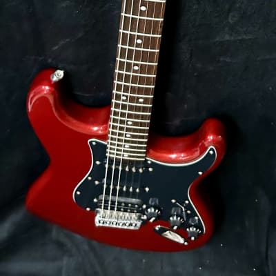 Squier Stratocaster Affinity - Candy apple red metallic | Reverb