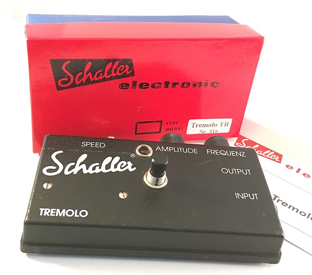 Schaller TR 68 Tremolo vintage pedal 70s | Reverb