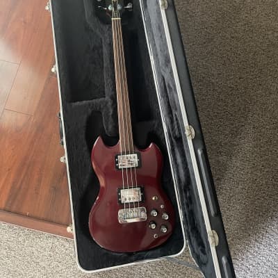 1977 Guild JSB-2 Fretless Bass w/ SKB Hard Case | Reverb