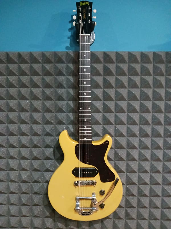 Burny Rock'n'roll Les Paul LP JUNIOR DC Bigsby 80's Made in | Reverb