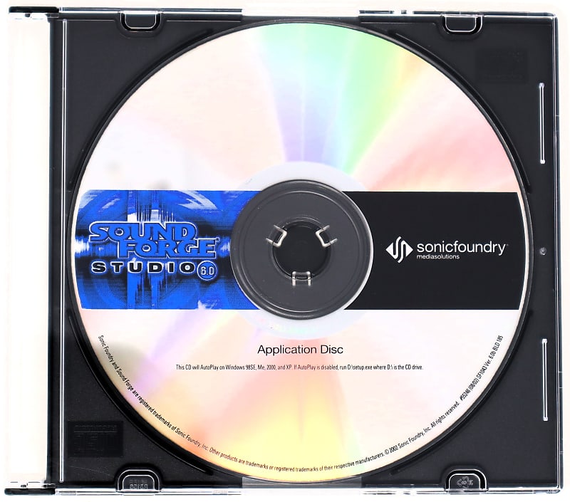 Sound Forge Studio 6.0 CDROM Digital Audio Editor Software | Reverb