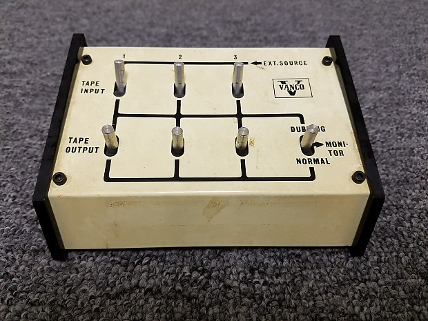 Vintage Vanco TDS-3 Multiple Tape Deck Selector and Dubbing | Reverb