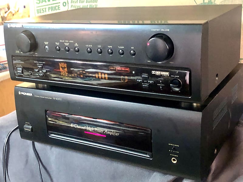 Pioneer M-4000 High Power Amplifier/ CX-4000 Tuner Control | Reverb