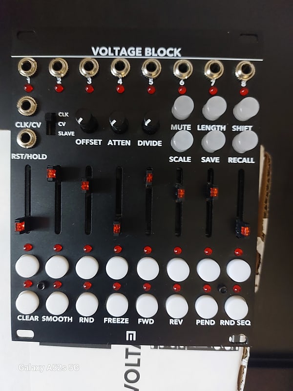 Malekko Voltage Block - 8 channel CV sequencer Eurorack | Reverb