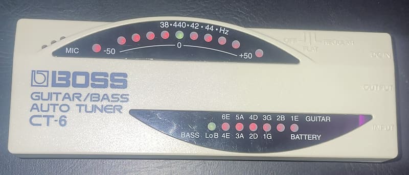 Boss CT-6 Vintage Guitar/Bass Auto Tuner | Reverb