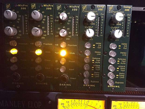 Daking Mic Pre 500 2010 green | Reverb