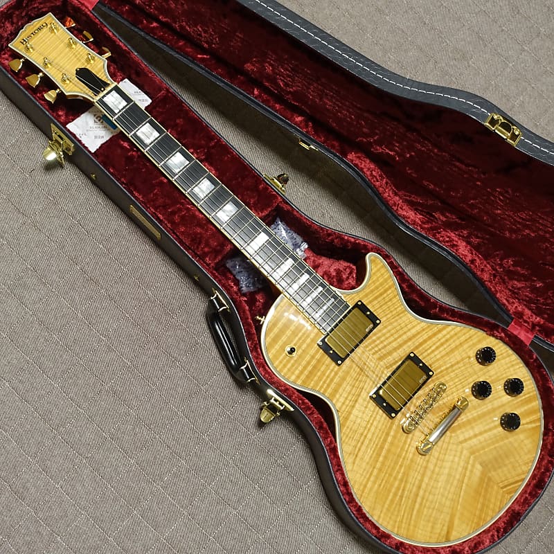 【Killer Flame!】 History PH-LCV/FM Natural LP Custom Made in | Reverb