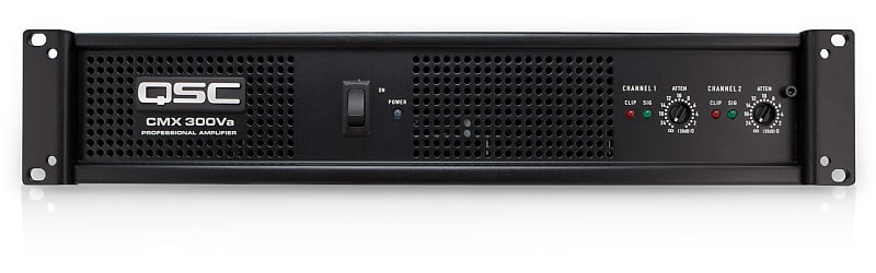 QSC CMX300VA 2-Channel Power Amplifier, 300W at 4 Ohm, 70V | Reverb