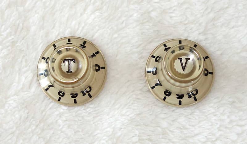 Vintage Teisco / Silvertone Vol & Tone Knobs for 1968-1973 | Reverb