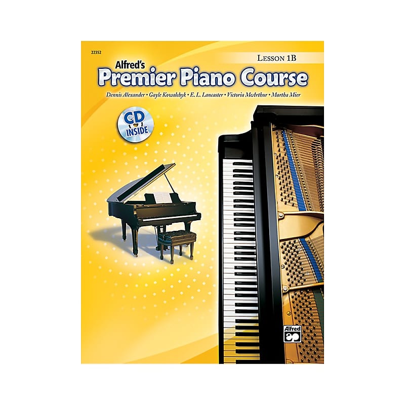 Alfred Premier Piano Course Lesson Book 1B & CD | Reverb