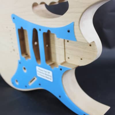 Unfinished 6 string Alder hardtail guitar body, rear route, | Reverb