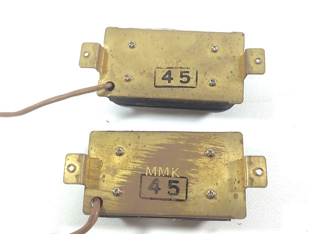 Vintage pair MMK 45 Humbucker pickups Made in Japan 1980s | Reverb