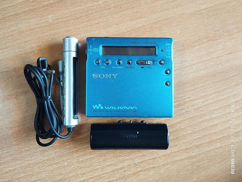 Sony recorder MD Walkman MZ- R900 Blue Portable Player | Reverb