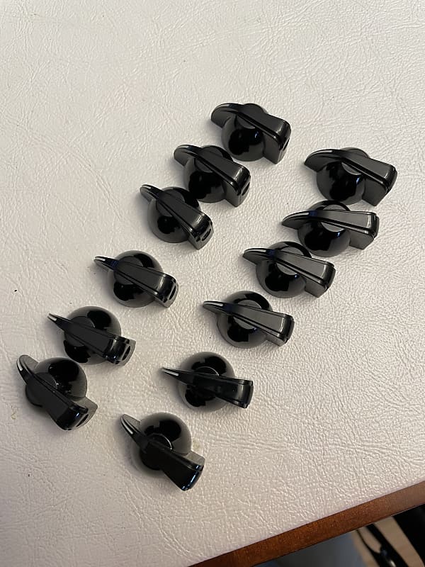 Mesa Boogie Black pointer knobs -- set of 12 | Reverb