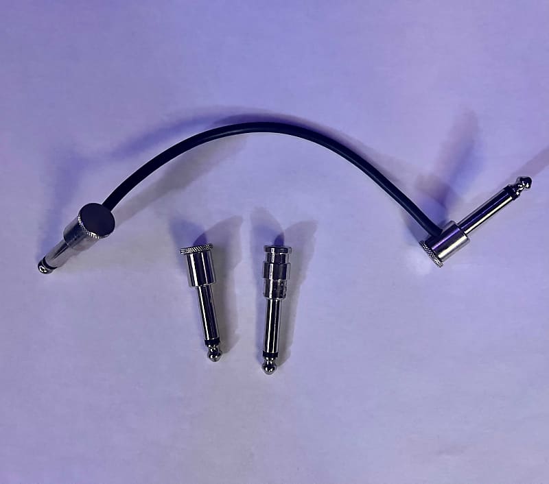 George L's Angled and Straight CUSTOM cables - 2010s Chrome | Reverb