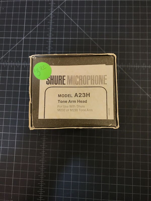 Rare Vintage New Old Stock Box Shure Microphone Tonearm Head | Reverb