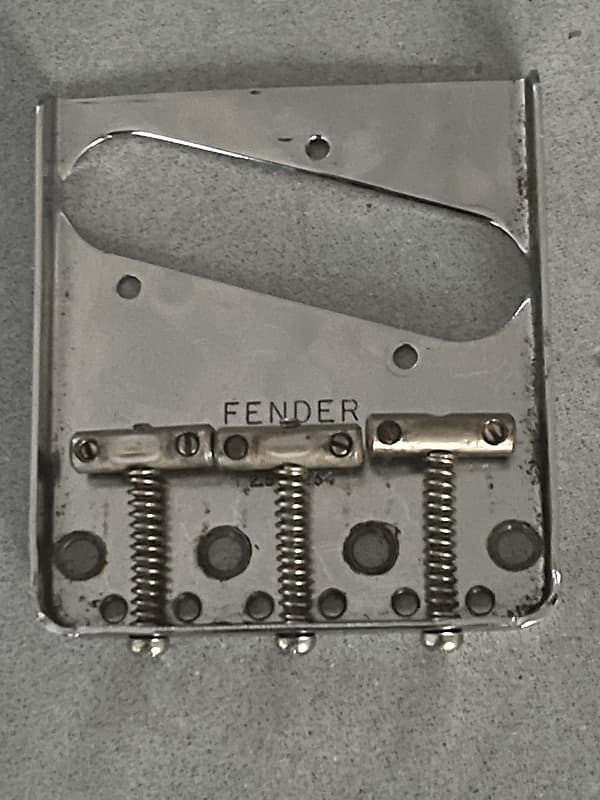 Fender Telecaster Bridge Assembly 1966, 1965, 1964, 1967, - | Reverb